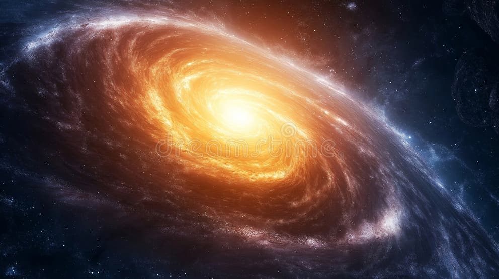 Outer Space with Nice Galaxy for Wallpaper Stock Photo - Image of ...