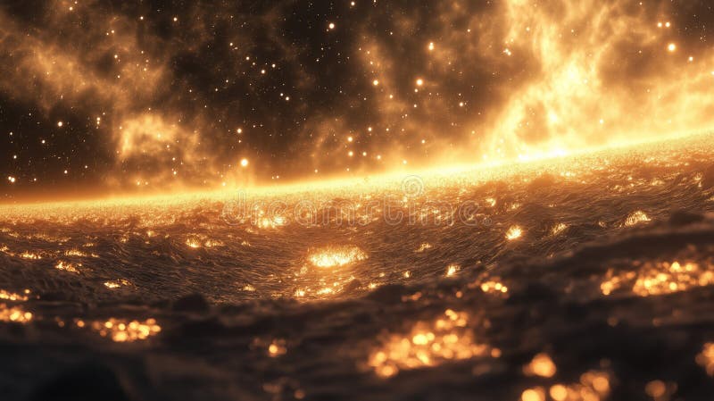 Outer Space with Nice Galaxy for Wallpaper Stock Image - Image of ...