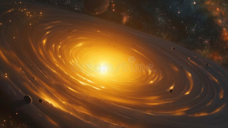Outer Space with Nice Galaxy for Wallpaper Stock Image - Image of ...