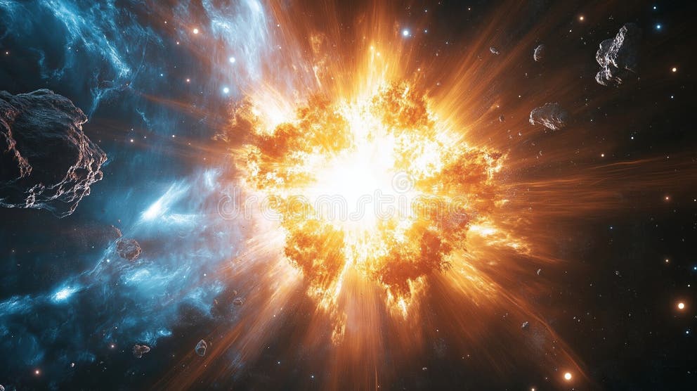 Outer Space with Nice Galaxy for Wallpaper Stock Photo - Image of ...