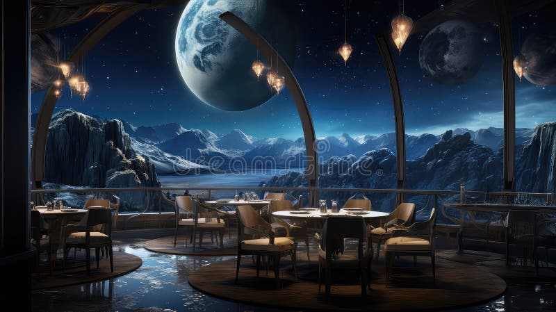 Outer Space Restaurant Stock Illustrations – 84 Outer Space Restaurant ...
