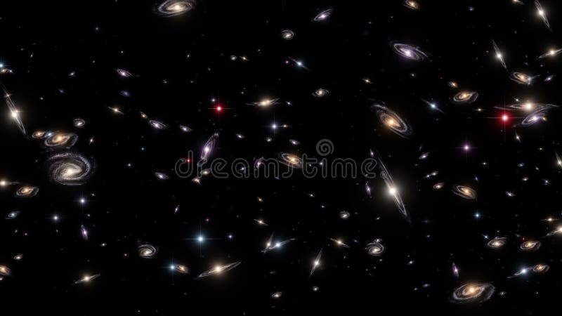 Deep Space Galaxy Loop stock footage. Video of solar - 35418666