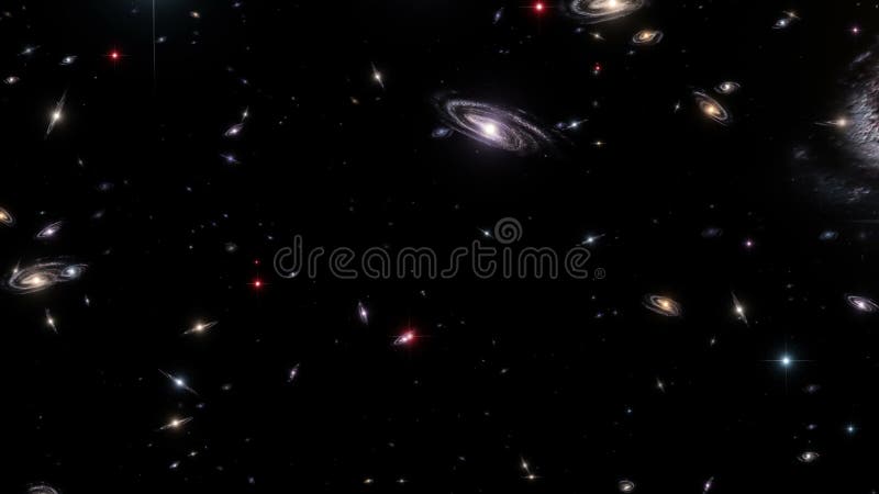 Deep Space Galaxy Loop stock footage. Video of solar - 35418666