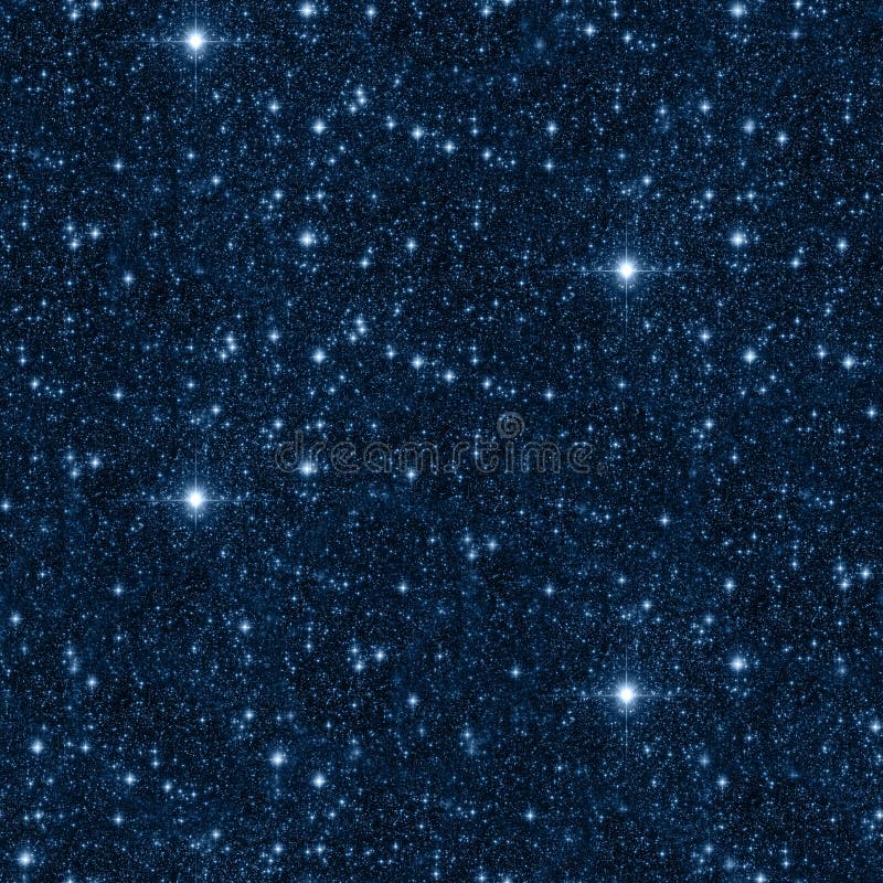 Outer Space Seamless Pattern. Blue Abstract Stock Illustration ...