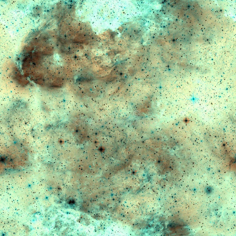 Outer Space Seamless Pattern. Green Abstract Stock Photo - Image of ...