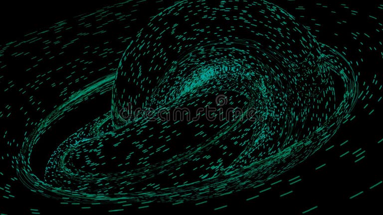 Outer Space Spinning and Twisting Object of Colorful Tiny Particles ...