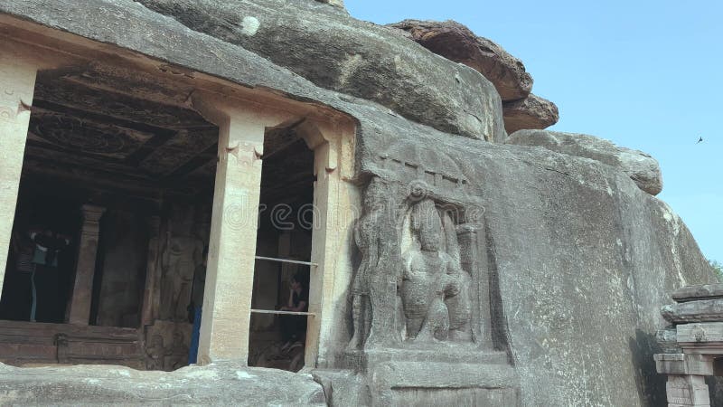 Outer View of Ravana Phadi Cave Aihole, Stock Footage - Video of craft ...