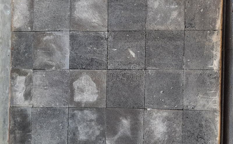 The Outer Wall of the House is Made of Checkered Natural Stone. Stock ...