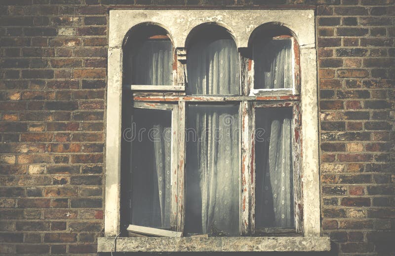 Outer Window of Vintage House in Islington London UK Stock Image ...