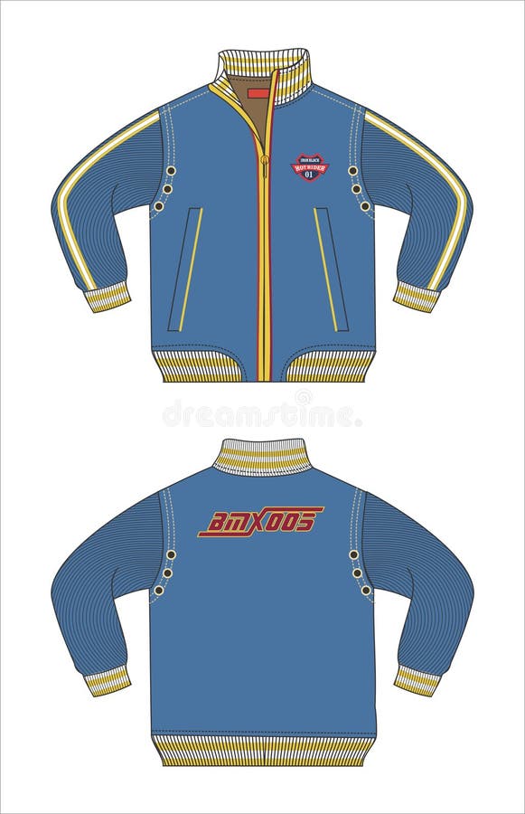 Outerwear VECTOR templates stock vector. Illustration of mens - 100784399