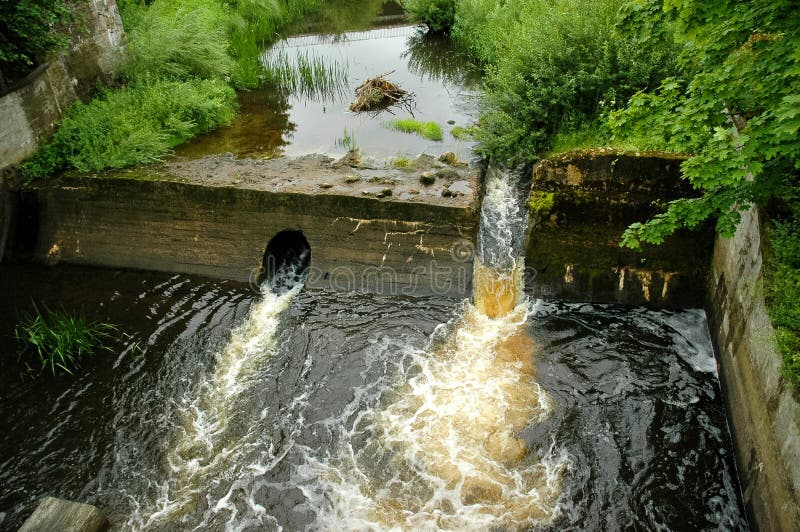 Outfall stock image. Image of resource, waste, industry - 23010047