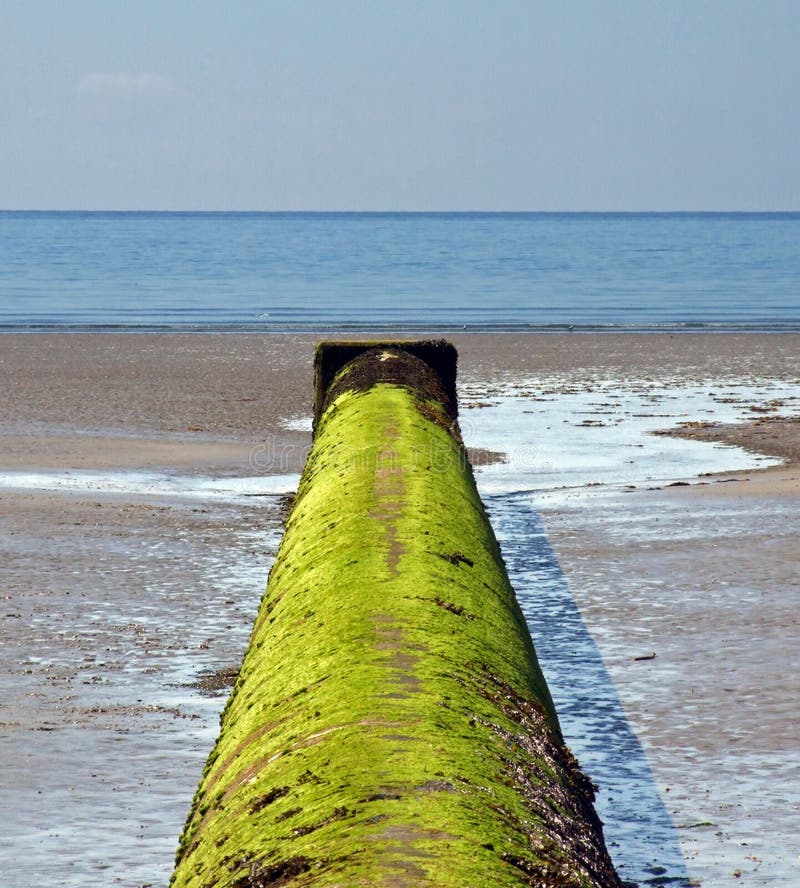 Outfall Pipe stock image. Image of pipe, horizon, symmetry - 1036279