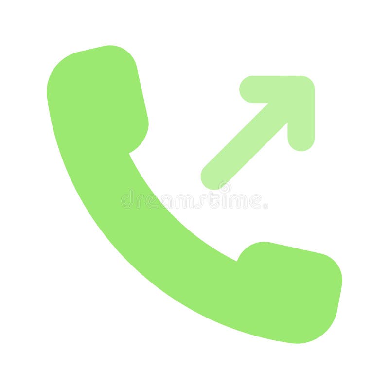Outgoing Call Icon Design, Premium Vector Stock Vector - Illustration ...