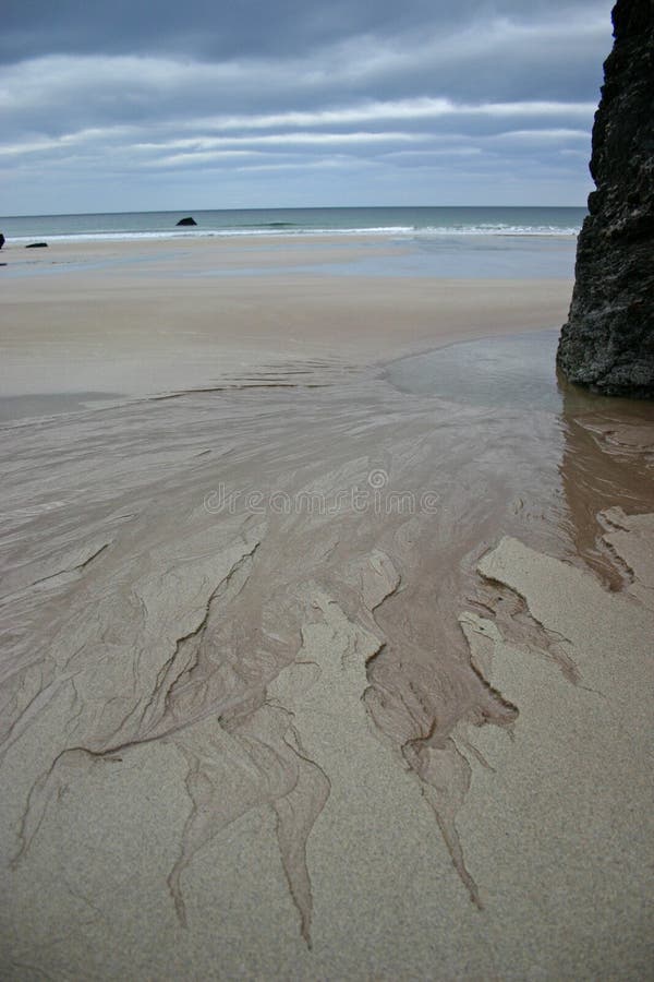 Outgoing tide stock image. Image of wave, sand, tide - 40624957