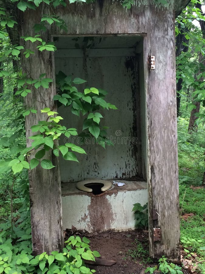Outhouse stock image. Image of mammoth, outhouse, haunted - 72364455