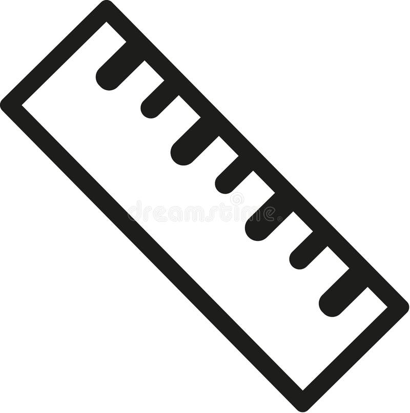Vecteur D'icône De Règle D'isolement Sur Le Fond Blanc, Concept De Logo ...