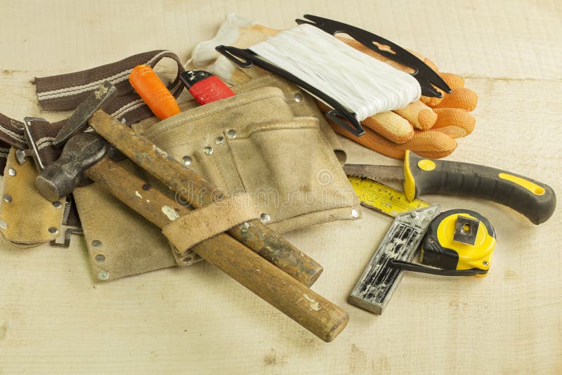 Outils de menuiserie image stock. Image du construction - 27806755