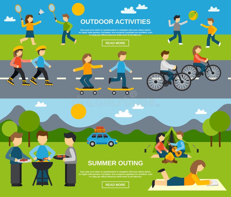 Outing Stock Illustrations – 16,133 Outing Stock Illustrations, Vectors ...