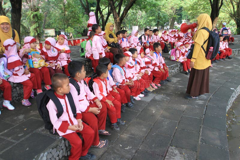 Outing class editorial stock photo. Image of indonesia - 64109553