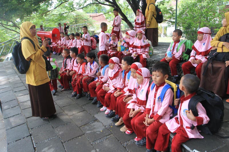 Outing class editorial image. Image of kindergarten, java - 46715110