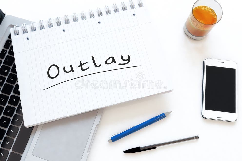 Outlay stock illustration. Illustration of text, management - 211164309