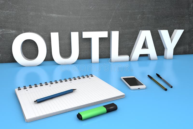 Outlay stock illustration. Illustration of summary, corporate - 239698172