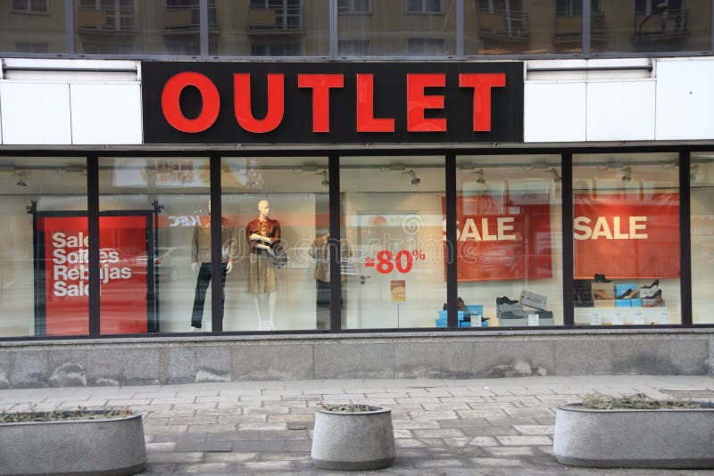 Outlet editorial stock image. Image of retail, store - 18661189