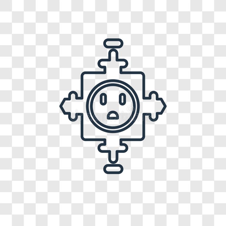 Outlet Concept Vector Linear Icon Isolated on Transparent Background ...