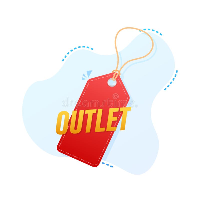 Outlet Label, Badge. Outlet Price Tag. Vector Stock Illustration. Stock ... Outlet Label, Badge. Outlet Price Tag. Vector Stock Illustration. Stock ...