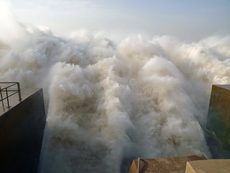 Dam of the Merowe Hydroelectric Power Station Stock Image - Image of ...
