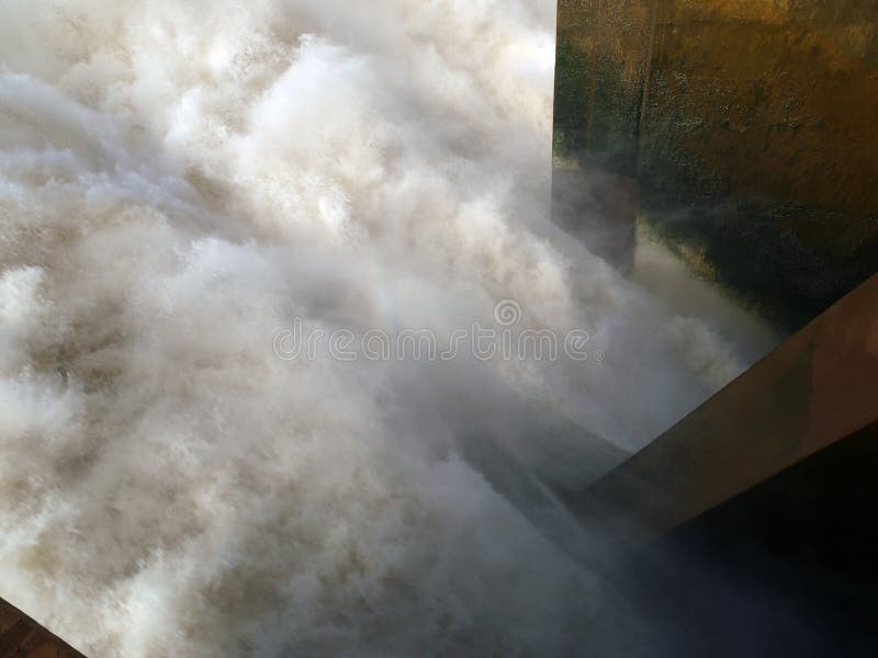 Dam of the Merowe Hydroelectric Power Station Stock Image - Image of ...