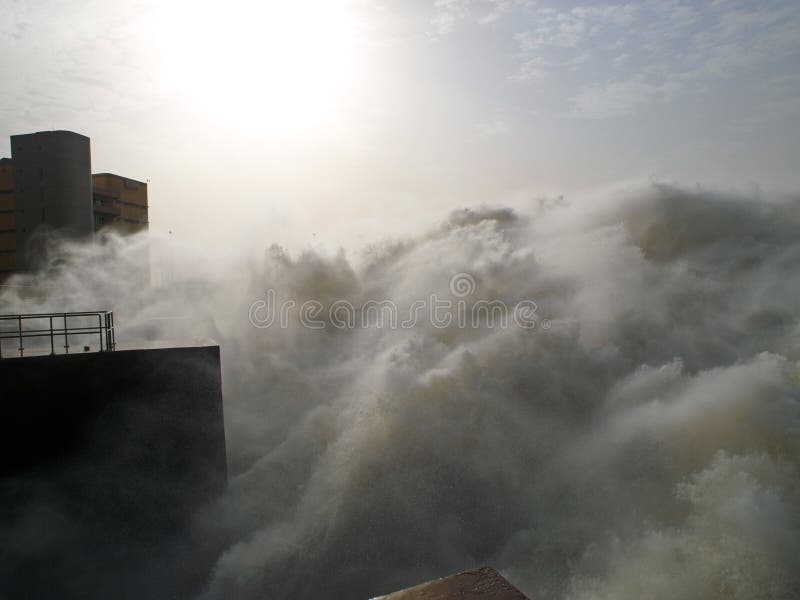 Dam of the Merowe Hydroelectric Power Station Stock Image - Image of ...