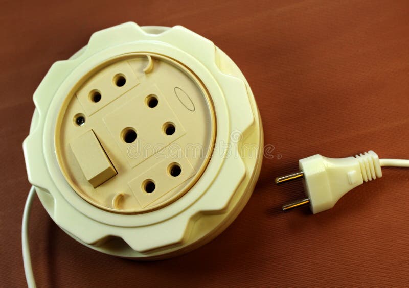 Outlet with Plug stock photo. Image of connection, simplicity - 79305700