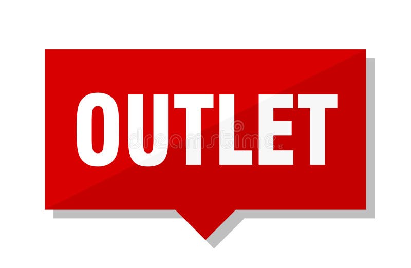 Outlet price tag stock vector. Illustration of mark - 118867451