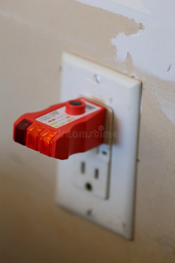 Outlet Tester stock photo. Image of connection, energy - 30807842