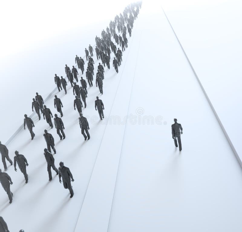 Businessman Choosing from Social Network Map Stock Photo - Image of ...