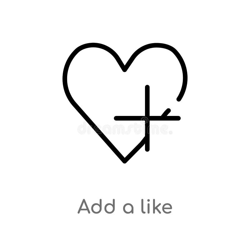 Like Icon on White Background. Simple Element Illustration from Blogger ...