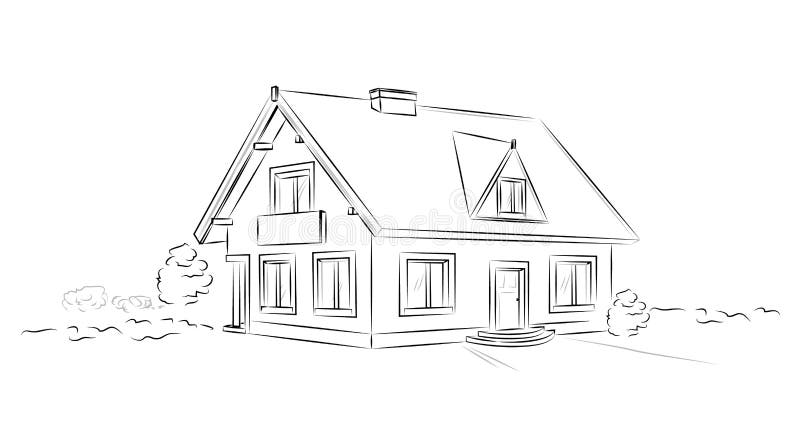 House Vector Outline