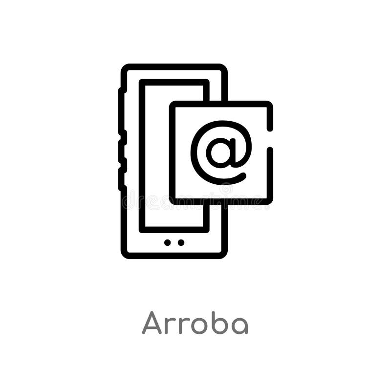 Arroba Letter Stock Illustrations – 210 Arroba Letter Stock ...