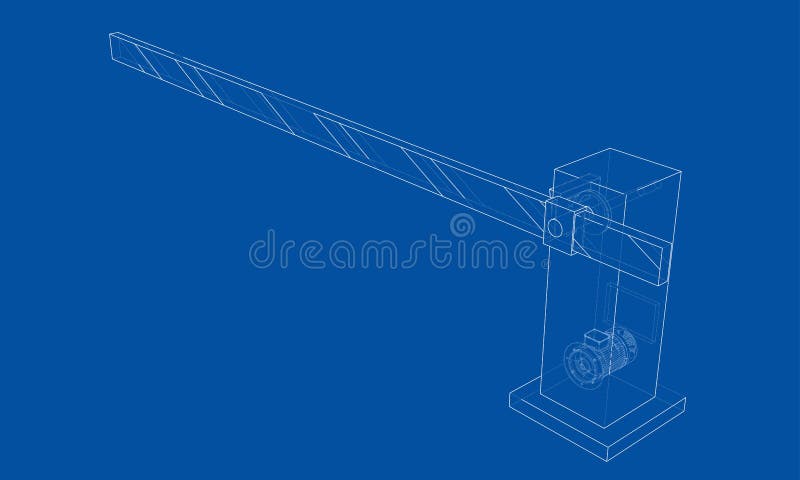 Closed Arm Barrier Stop Sign Barrier Stock Illustrations – 134 Closed ...