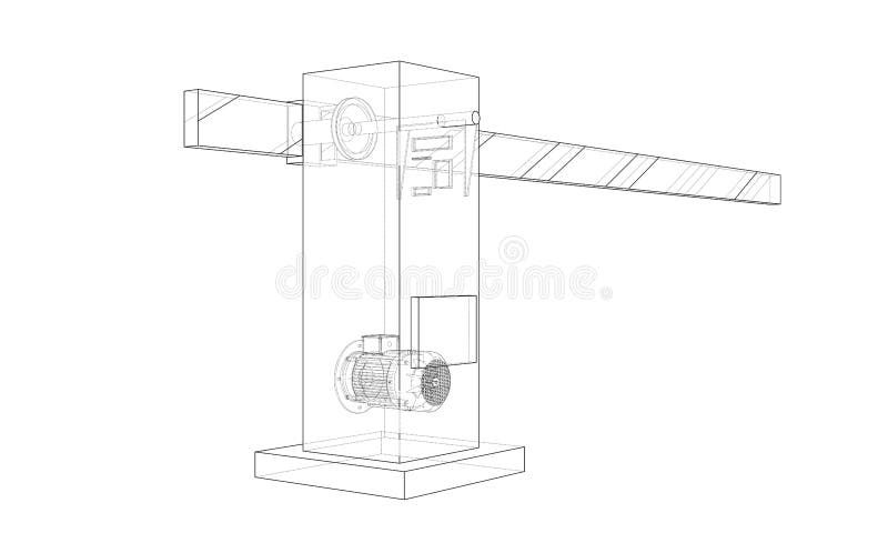 Closed Arm Barrier Stop Sign Barrier Stock Illustrations – 134 Closed ...