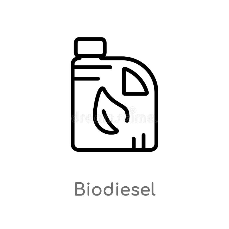 Biodiesel Icon on White Background. Simple Element Illustration from ...