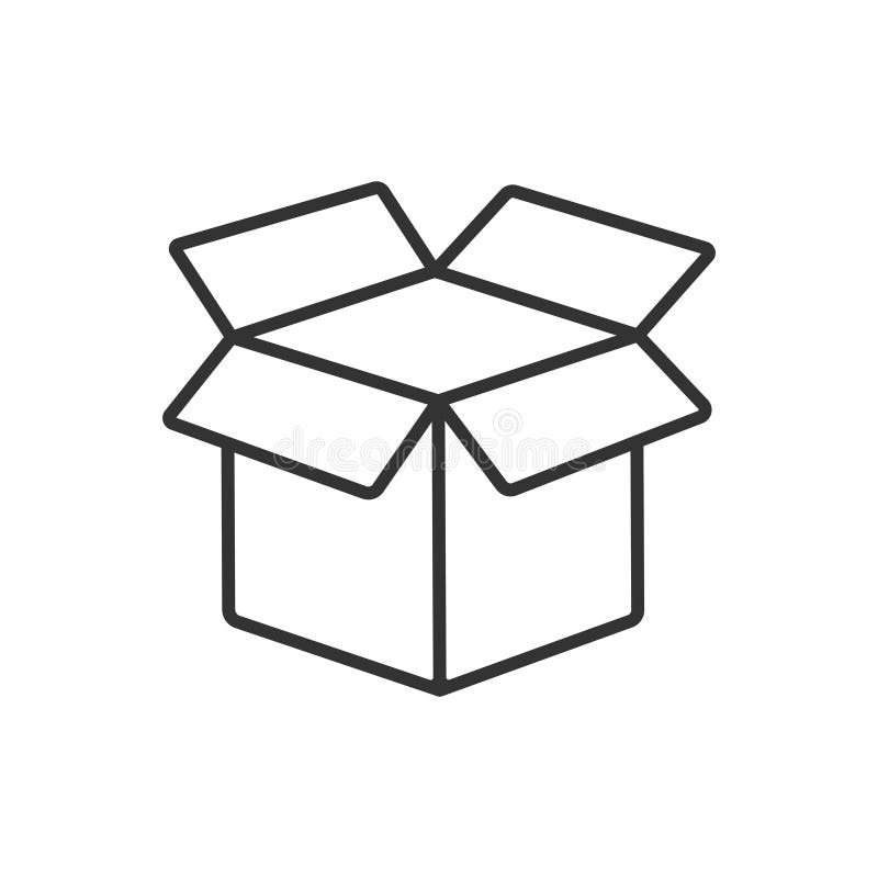 White Box Black Outline