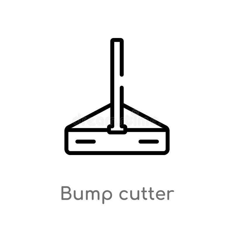 Bump Icon in Different Style Vector Illustration. Two Colored and Black ...