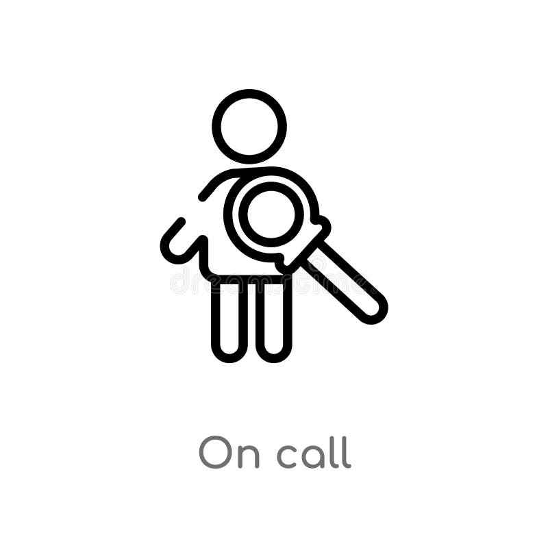 Call Contact Isolated Icon. Simple Element Illustration from Ultimate ...