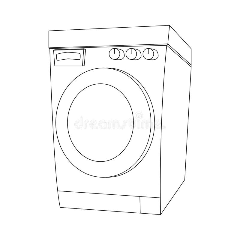 Cartoon Washing Machine Stock Illustrations – 6,532 Cartoon Washing ...