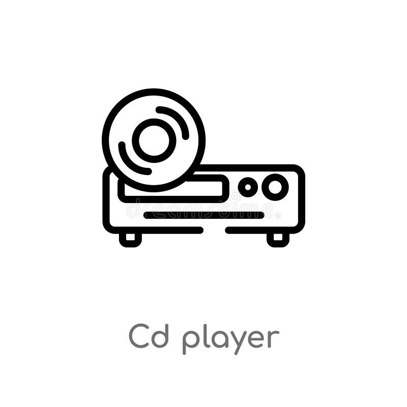 Isolated Cd Player Icon Stock Illustrations – 2,351 Isolated Cd Player ...