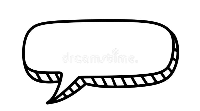 Chat Speech Bubble Message Text Cloud Vector Shape Stock Illustration ...