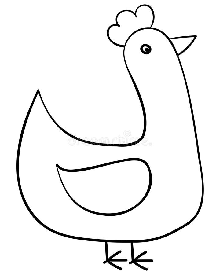 Outline Chicken Stock Illustrations – 46,506 Outline Chicken Stock ...