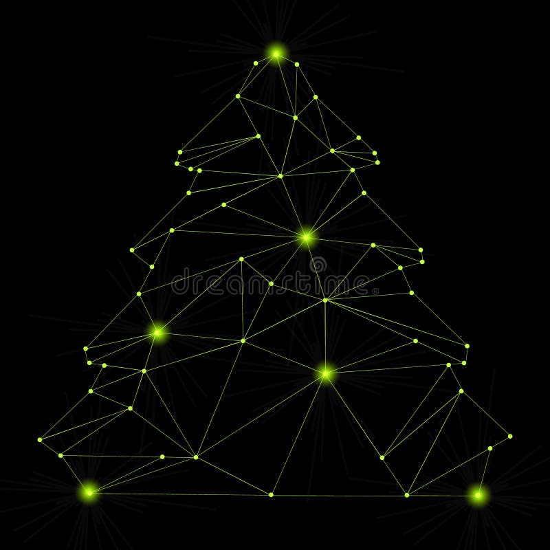 Christmas tree chart stock vector. Illustration of plan - 101530387